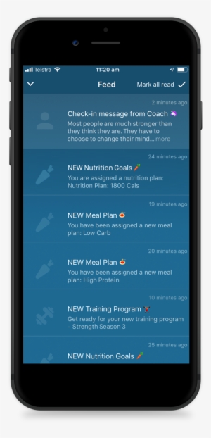 Iphone8 Home 1up Reminder Feed - Apple Iphone 8 - 1000x1979 PNG ...