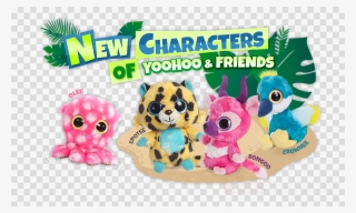 Yoohoo And Friends Characters Clipart Stuffed Animals - 900x540 PNG ...