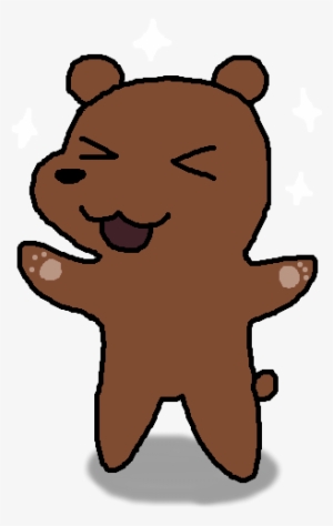 Chibi Grizzly Bear - Teddy Bear - 403x495 PNG Download - PNGkit