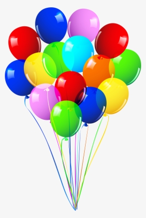 Balloon Svg Streamer - Bunch Of Balloons Png - 4362x6491 PNG Download ...