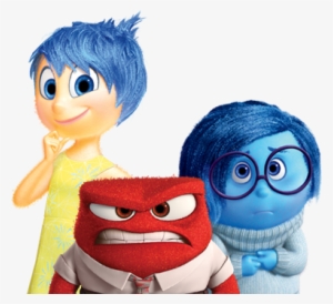 Sadness Hair Inside Out - 382x350 PNG Download - PNGkit
