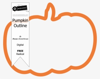 Simple Pumpkin Outline Freebie - 3580x2820 PNG Download - PNGkit