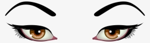 Brown Female Eyes Png Clip Art - 7000x2837 PNG Download - PNGkit