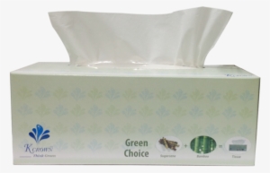 Green Choice Facial Tissue 2 Ply X 200 Sheets - 800x400 PNG Download ...