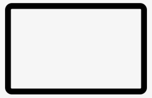 Rectangular Geometrical Shape Outline - Ipad Pro Png Transparent ...