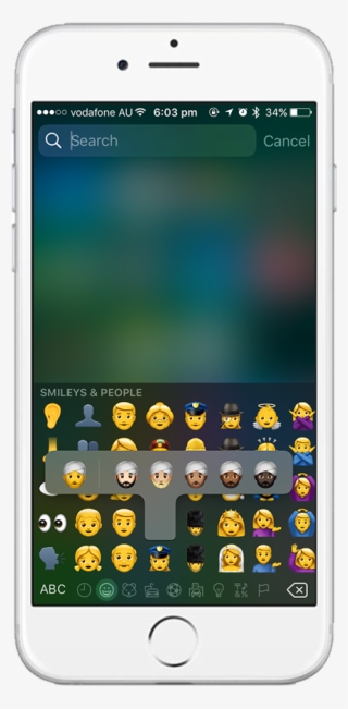 Ios 10 Beta 5 New Emoji Tweaked - 600x899 PNG Download - PNGkit