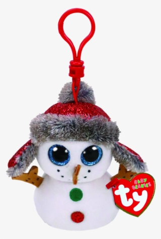 Buttons The Snowman Christmas Clip Beanie Boo - 606x900 PNG Download ...