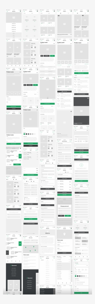 Ecommerce 50 Expertly Crafted Screens In Five Categories - 2000x6448 ...