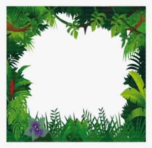 Jungle Frame, Jungle Frame - Jungle Frame Clipart - 400x400 PNG ...