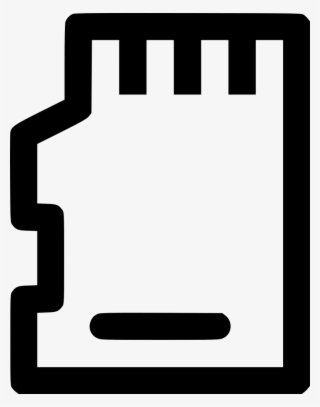 Memorycard Sdcard Storage Outline Chip Microsd Sd Comments - 770x980 ...