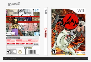Okami Box Art Cover - Okami Wall Scroll - Amaterasu & Waka - 700x611 ...