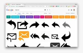 Reply Button Variants On Google Images - 1200x768 PNG Download - PNGkit