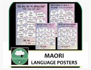 Maori Phrases And Vocabulary Posters - 646x484 PNG Download - PNGkit