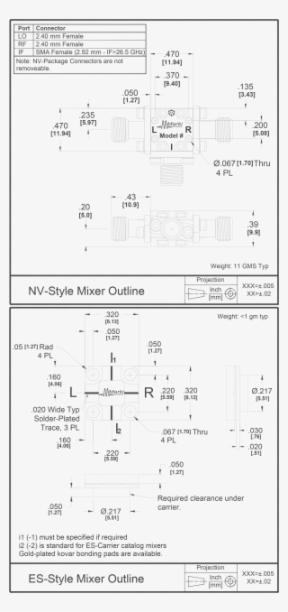 M9-0942 Mixer Package Diagram - 2151x4560 PNG Download - PNGkit