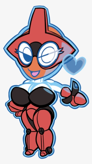 Chibi Anthro Rotom - 524x933 PNG Download - PNGkit