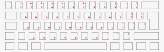 Keyboard Layout Charts - 1053x336 PNG Download - PNGkit