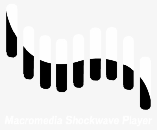 Macromedia Shockwave Player Logo Black And White - 2400x2400 PNG ...