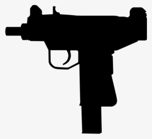 Micro-uzi Front - Uzi Gun Top View - 400x576 PNG Download - PNGkit