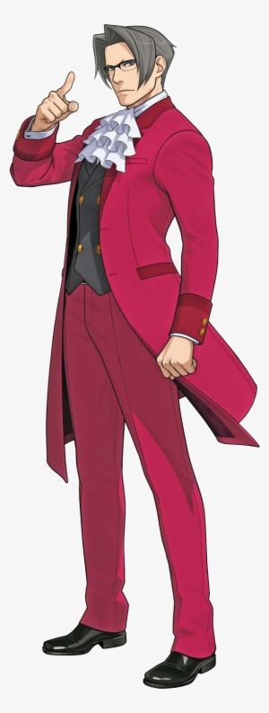 20150208142337 - Miles Edgeworth Official Art - 1504x4863 PNG Download ...