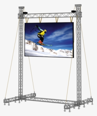 Start Gate On Racetrack Stadium And Spotlights In Motion - 786x591 PNG ...