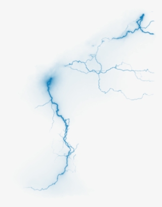 Blue Lightning Overlay Interesting Art Nature Sky Thund - 1024x870 PNG ...