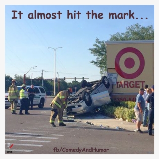 Car Almost Hit The Target Sign - 1200x630 PNG Download - PNGkit