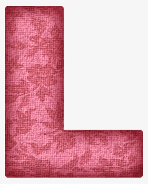 Pink Letter L Png - 375x467 PNG Download - PNGkit