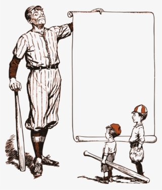 Casey At The Bat Baseball Poetry Author Home Run - Cartoon - 639x750 ...