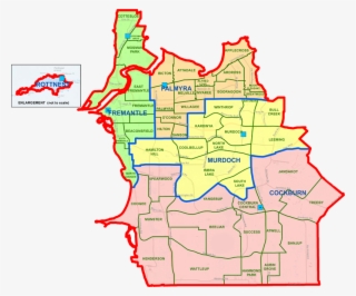 Fremantle District Map - Map - 800x667 PNG Download - PNGkit