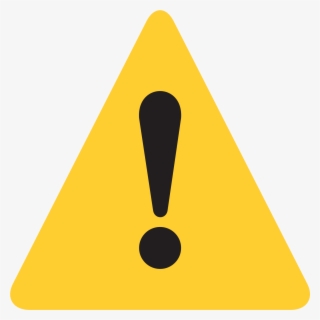 Open - Warning Emoji Png - 2000x2000 PNG Download - PNGkit