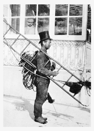 Chimney Cleaning - Chimney Sweep Drawing - 400x827 PNG Download - PNGkit