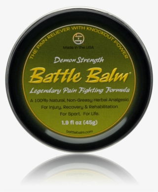 Battle Balm Demon Strength Full Size All-natural Topical - Bar Soap ...