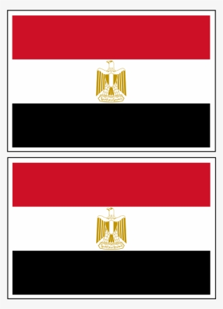 Egypt Flag Clipart Vector - Egyptian Flag Eagle Symbol - 640x480 PNG ...