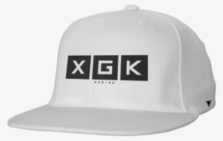 Xgk Gaming White Snapback Hat - Baseball Cap - 1000x1000 PNG Download ...