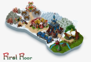 View A 3d Map - Elf Town - 1571x1140 PNG Download - PNGkit