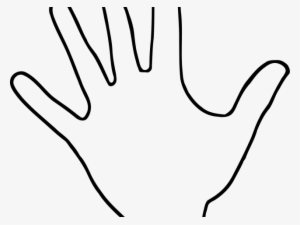 Handprint - Outline Hand Clip Art - 640x480 PNG Download - PNGkit