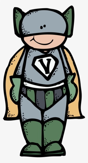 Melonheadz Lds Illustrating - Melonheadz Superhero Clipart Black And ...