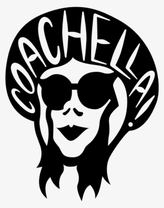 Image Of Coachella Face Sticker - Illustration - 751x954 PNG Download ...