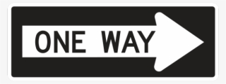 One Way Sign - 607x800 PNG Download - PNGkit