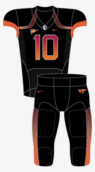Virginia Tech 2010 Pro Combat Uniform - Trunks - 979x1667 PNG Download ...