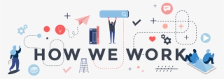 Elevate Website Icons How We Work - Diagram - 982x392 PNG Download - PNGkit
