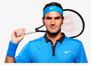 Roger Federer Playing - Tennis Player No Background - 400x400 PNG ...