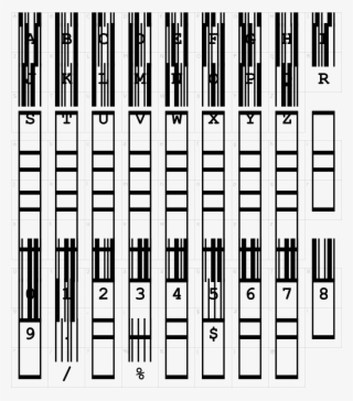 Font Characters - Monochrome - 1000x1150 PNG Download - PNGkit