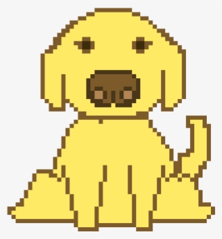 Golden Retriever - Pixel Art Woman - 650x660 PNG Download - PNGkit