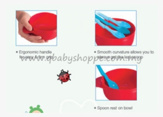 Tupperware Easy Grip Bowl With Twinkle Hang-on Spoon - Produk Untuk ...