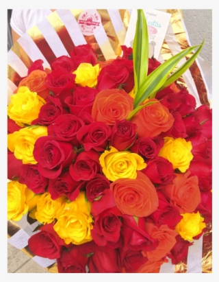 Ramo 75 Rosas Q675 - Floribunda - 935x960 PNG Download - PNGkit