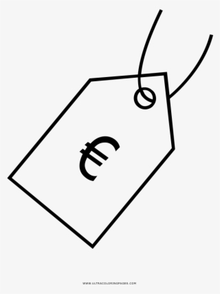 Price Tag Coloring Page - Waardebon - 1000x1000 PNG Download - PNGkit