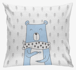 The Blushing Bear - Cushion - 1200x820 PNG Download - PNGkit