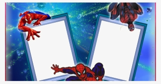 Spiderman Clipart Border - Spiderman Frame - 434x600 PNG Download - PNGkit