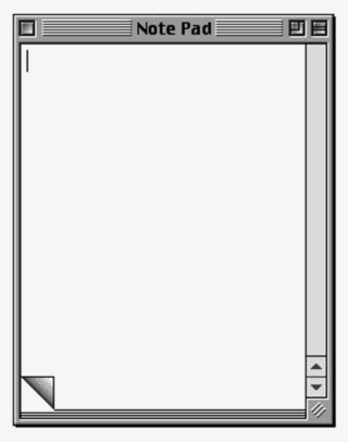 💻🌸 Tumblr Png Frame Notes Windows - Png Notepad - 1024x1089 PNG ...
